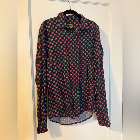 Scotch & Soda | Shirts | Mens Scotch Soda Logo Shirt Size M | Poshmark